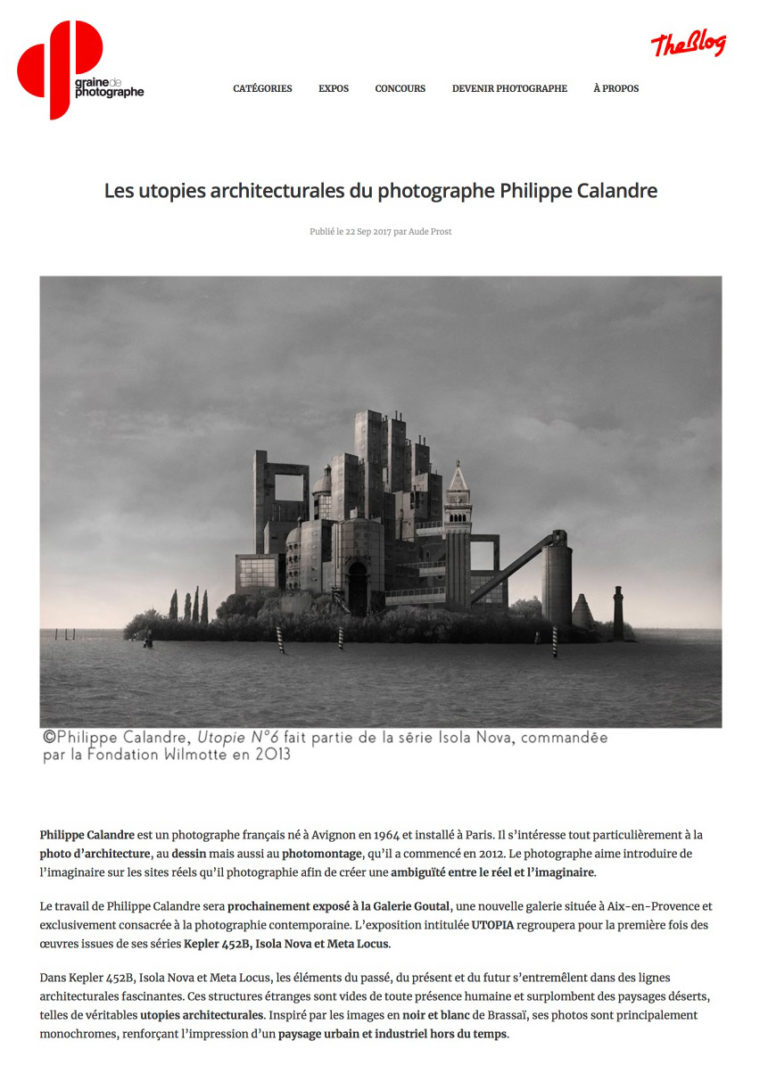 graine-de-photographe-galerie-aix-utopia | Philippe Calandre